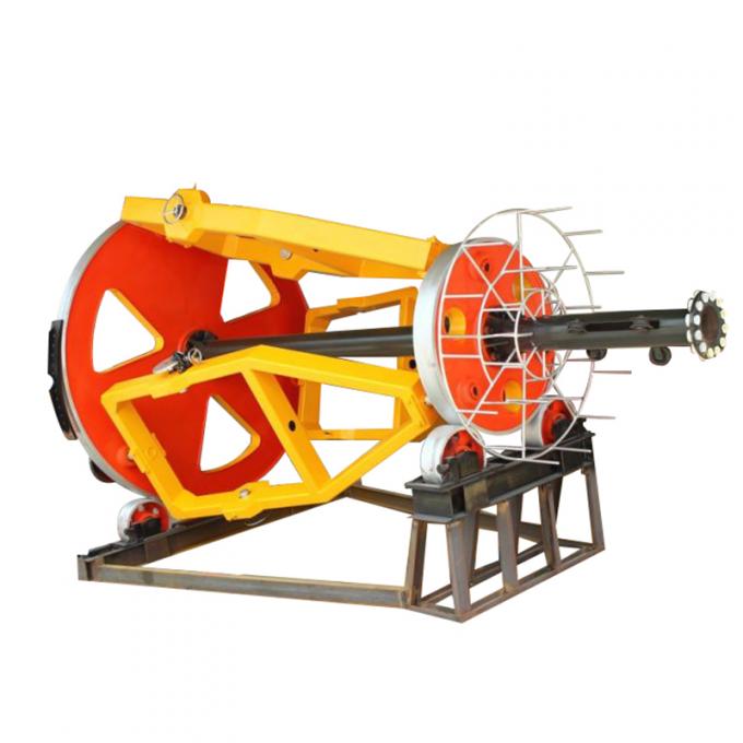 Underground Cable Laying Machine Red And Yellow Color With Large Cross ...