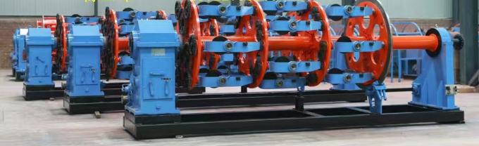 Cage Type Twisting Planetary Stranding Machine , Cradle Type Lay Up Machine
