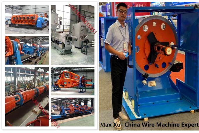 Core Wire 1250/6 Laying Up Machine With Taping And Armouring Unit