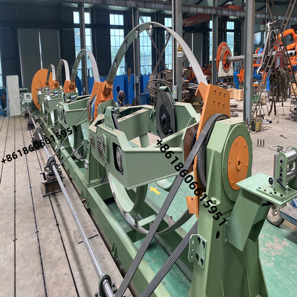 Bow Twister Lay Up Tubular Wire Stranding Machine For 1250mm Steel Wires