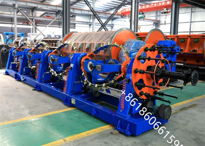 Bow Twister Lay Up Tubular Wire Stranding Machine For 1250mm Steel Wires