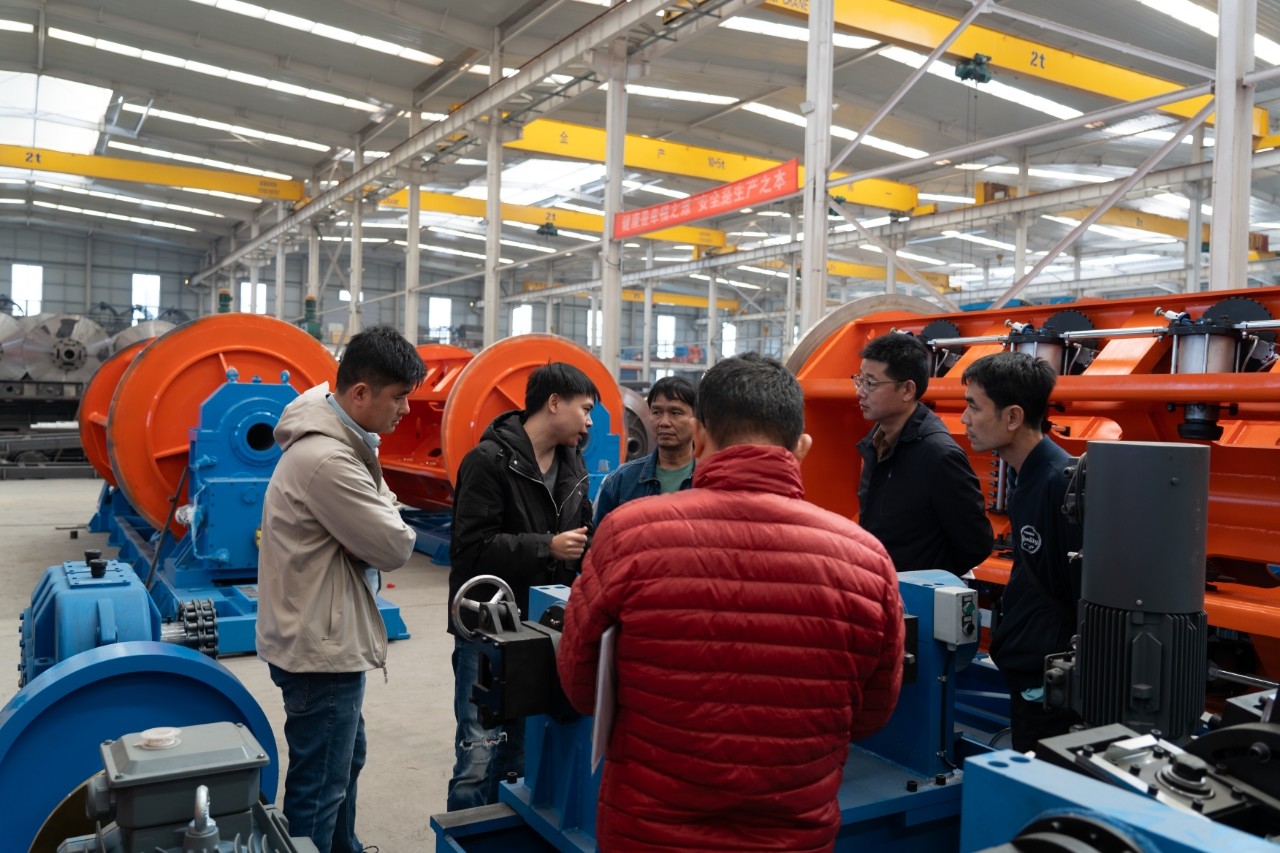 Thailand customer visit our factory