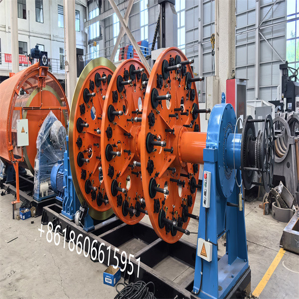 JLY300/72 Easy Operation Cable Armouring Machine Steel Wire Stranding ...